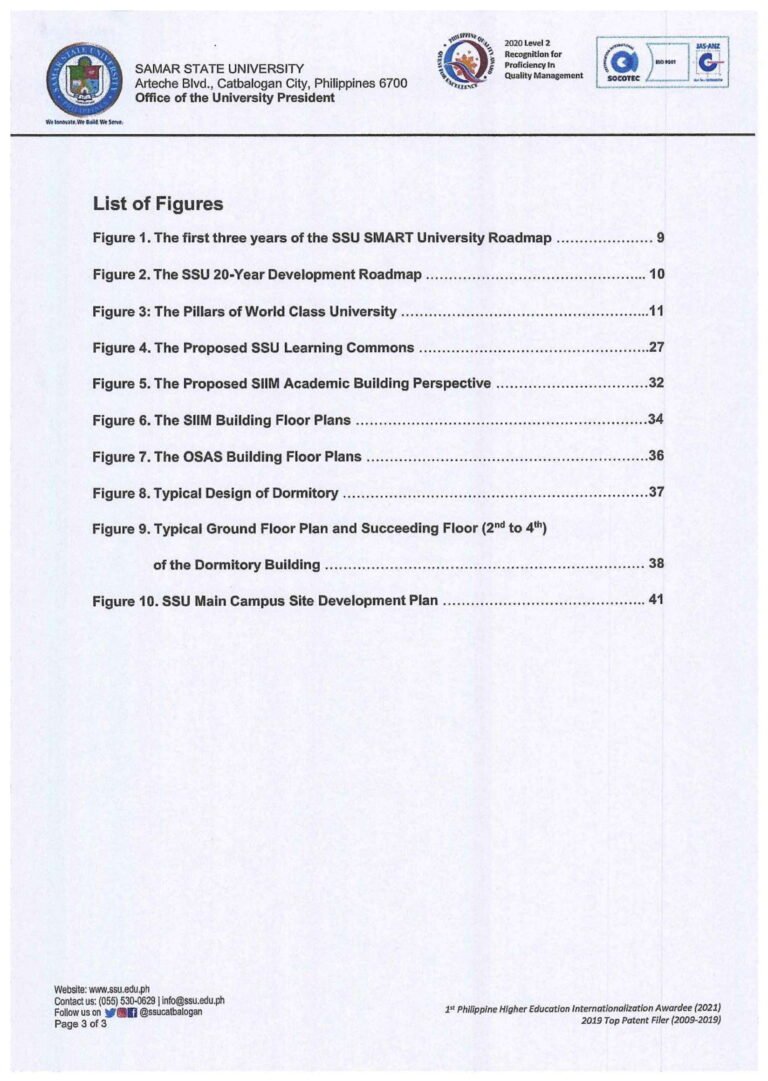The SSU Smart University Roadmap - Samar State University