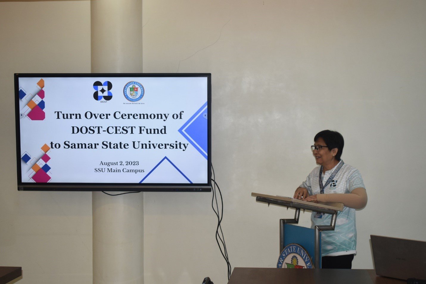 DOST-CEST Holds Turn-Over Ceremony of Fund to SSU to Empower Communities