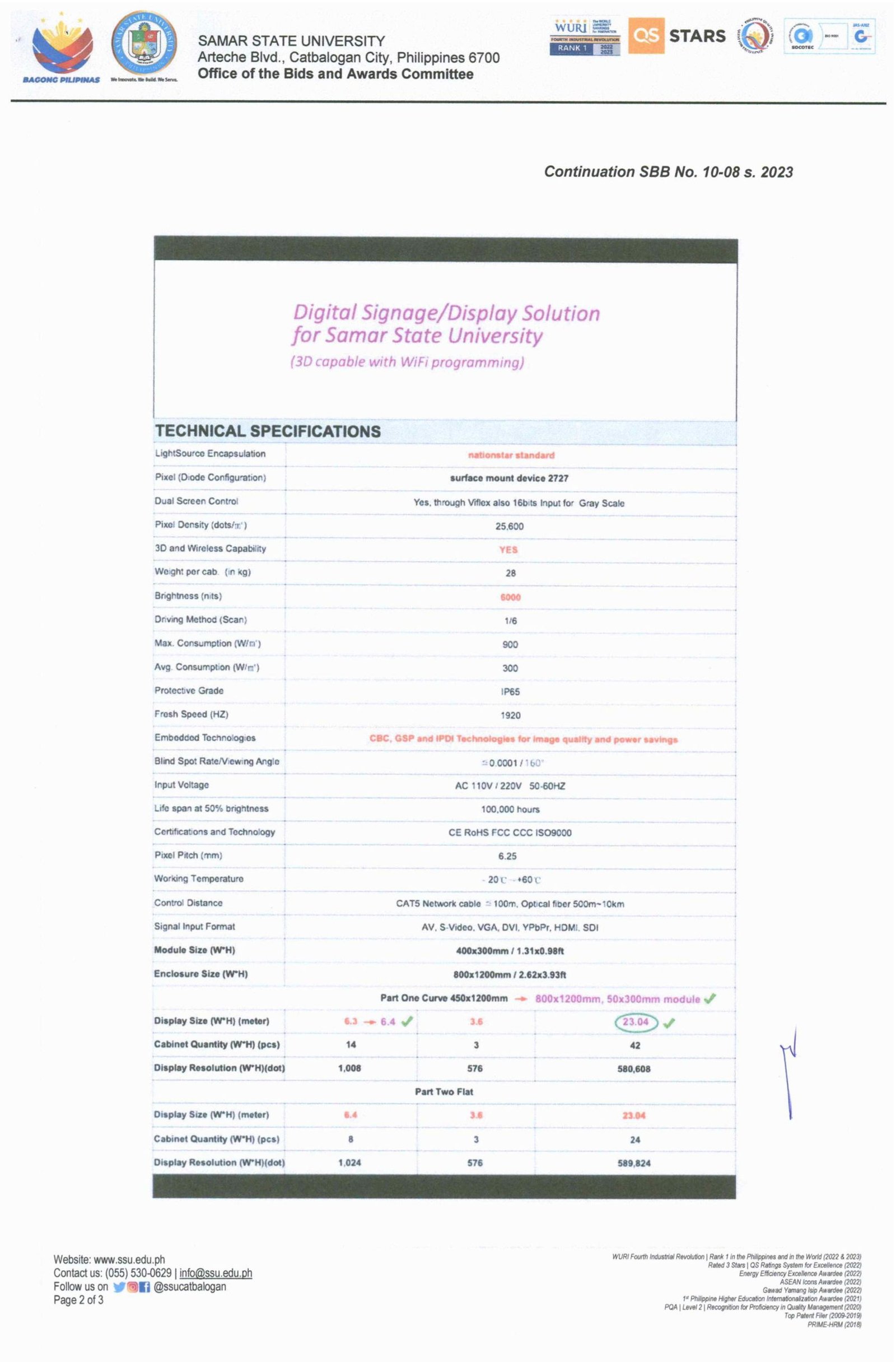 SUPPLEMENTAL/BID BULLETIN FOR SUPPLY, DELIVERY AND INSTALLATION OF ...