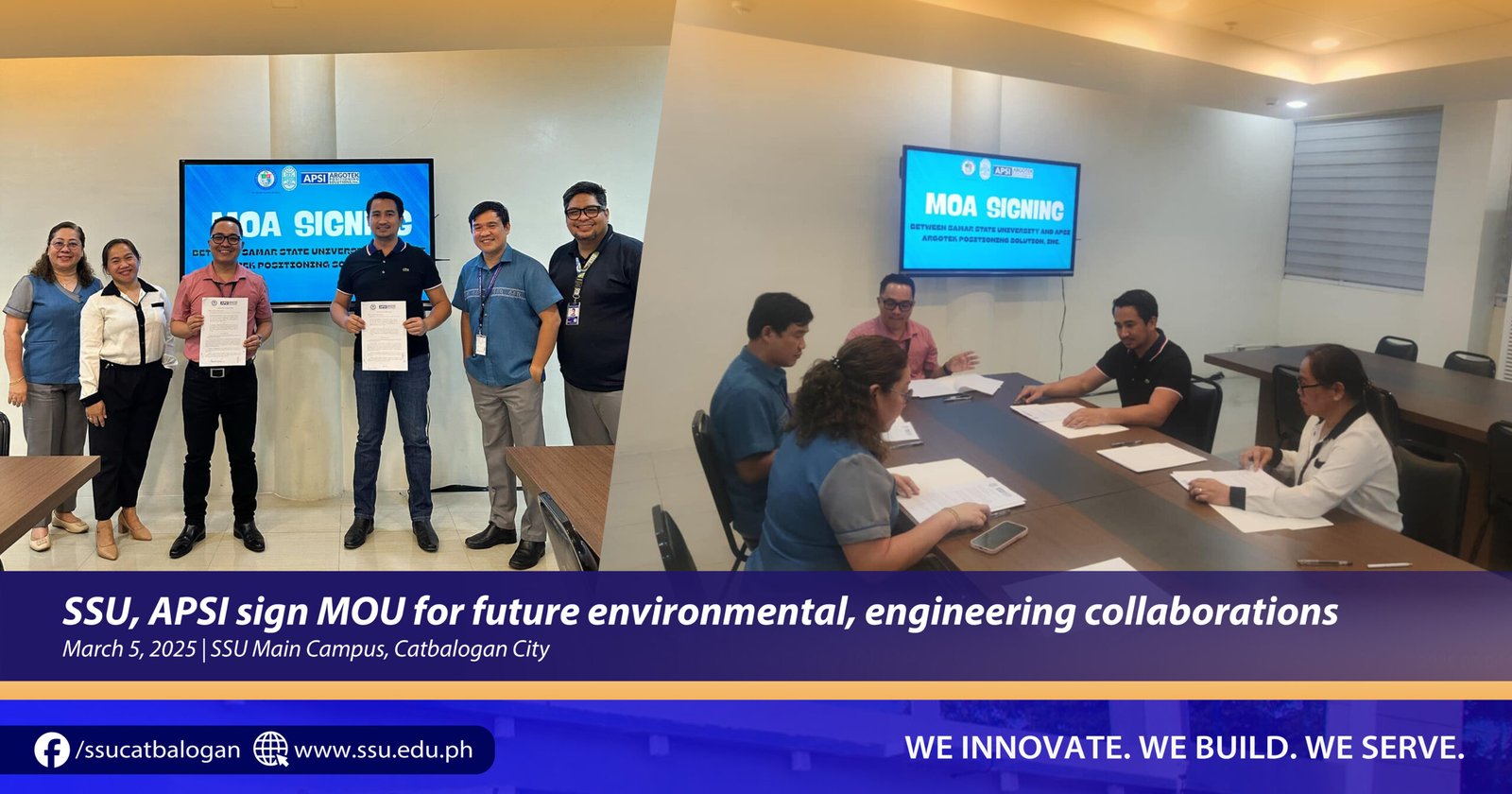 SSU, APSI sign MOU for future environmental, engineering collaborations ...